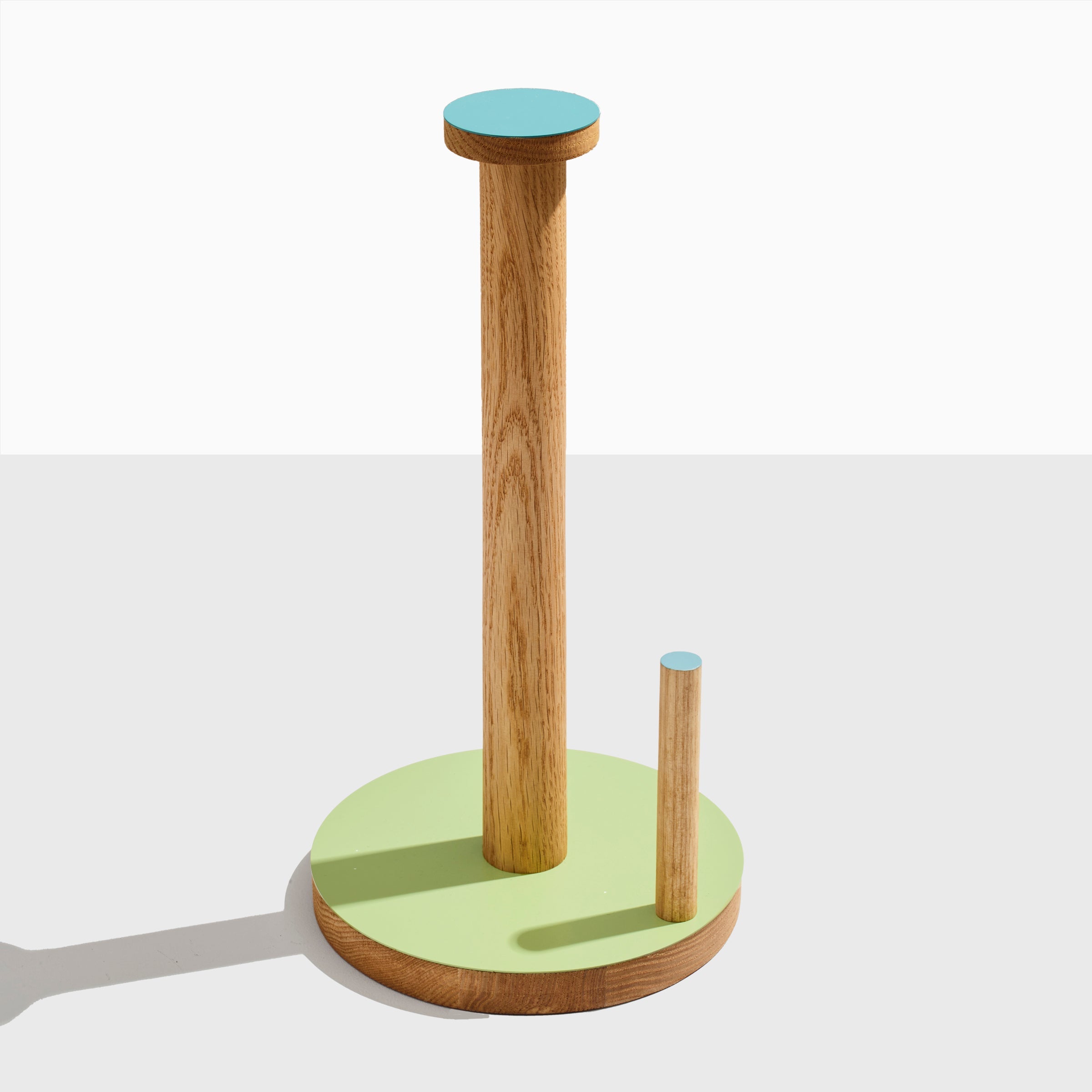 The Paper Towel Keeper - Oak/Green – Bayte